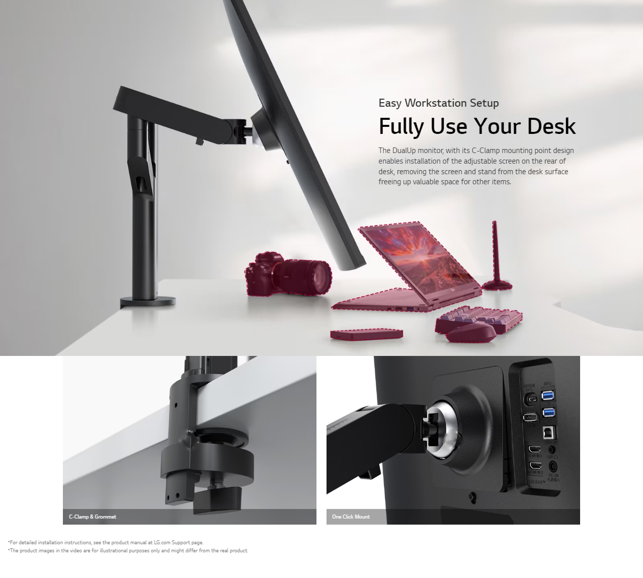 LG 28MQ780-B 27.6" Nano IPS 60Hz QHD HDR DualUp Monitor with Ergo Stand ...