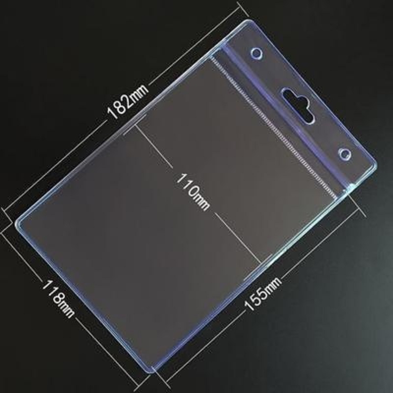 A6 ID Card Holder With Zip Lock Waterproof Vertical Case Protector for ...