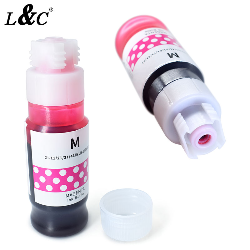 L&C 71 Refill Ink Dye Ink for Canon Printer G1020 G2020 G2021 G3020 ...