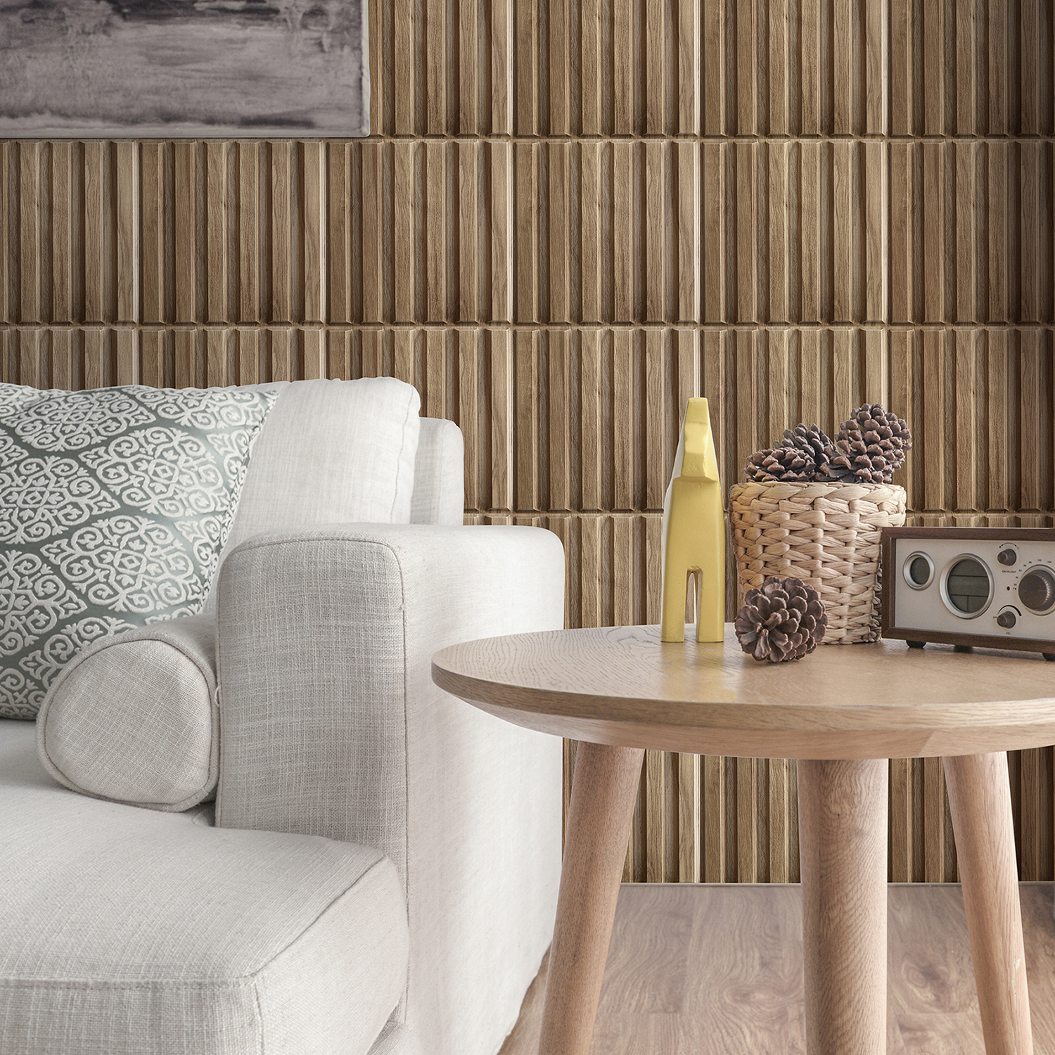 3D Wall Panel Pvc Wood Design Wall Sticker For Room Living Room ...