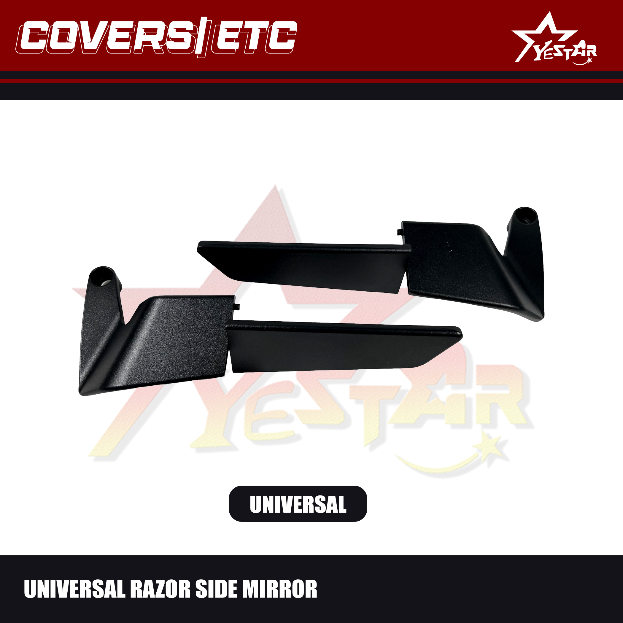 Yestar Racing UNIVERSAL Winglet Alloy Ninja V3 Stealth Side Mirror ...