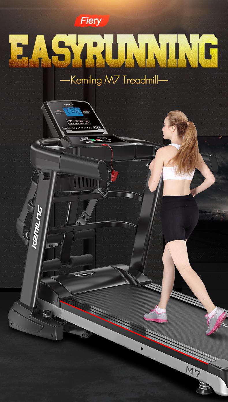 3.0HP multi-function large screen, automatic treadmill, Bluetooth treadmill, treadmill with ...