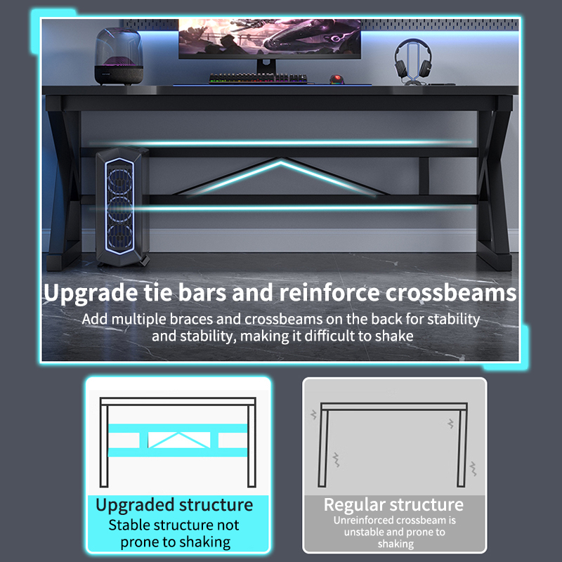 Gaming Table Computer desk Office Table PC Table 100/120cm Gaming ...