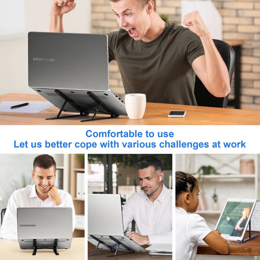 Zeus Laptop Stand Aluminum Alloy Foldable Portable Laptop Heighten ...