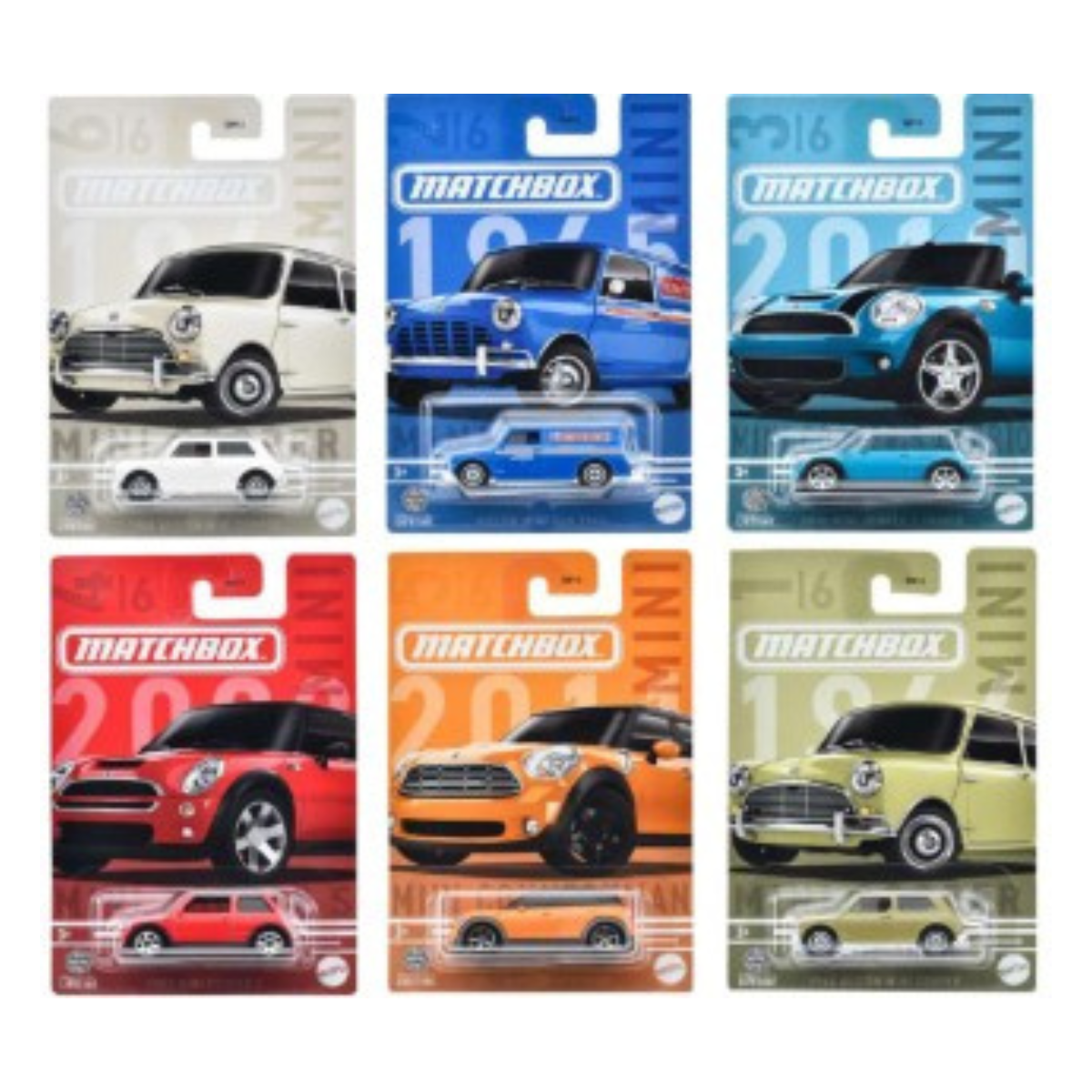 Matchbox Themed Collectible 1:64 Diecast Vehicle 1966 Mini Cooper Toy ...
