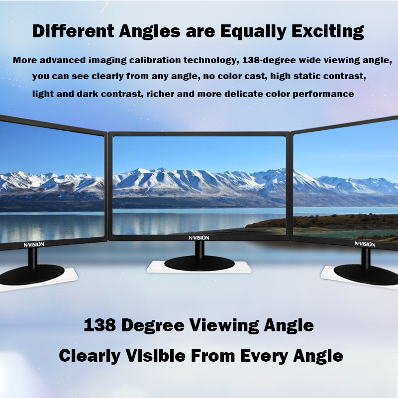 Nvision 19/20/21.5 Inch Led Monitor HD 900P / FHD 1080P 60HZ Monitor ...