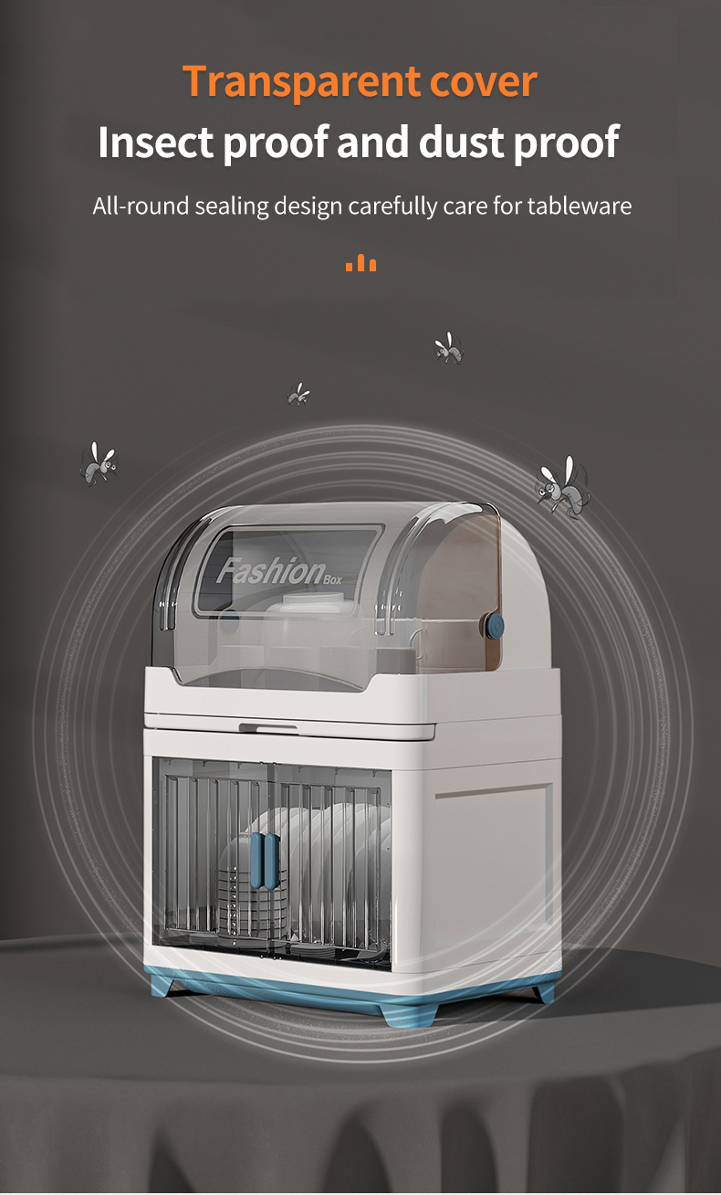 Dish Cabinet Kitchen Organizer Plate Organizer Microwaveable Container ...