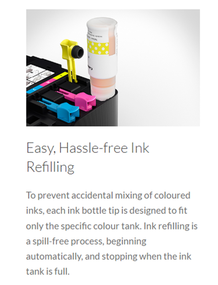 Canon PIXMA G2730 Refillable Ink Tank 3-in-1 Printer | Free 1 Set of GI ...