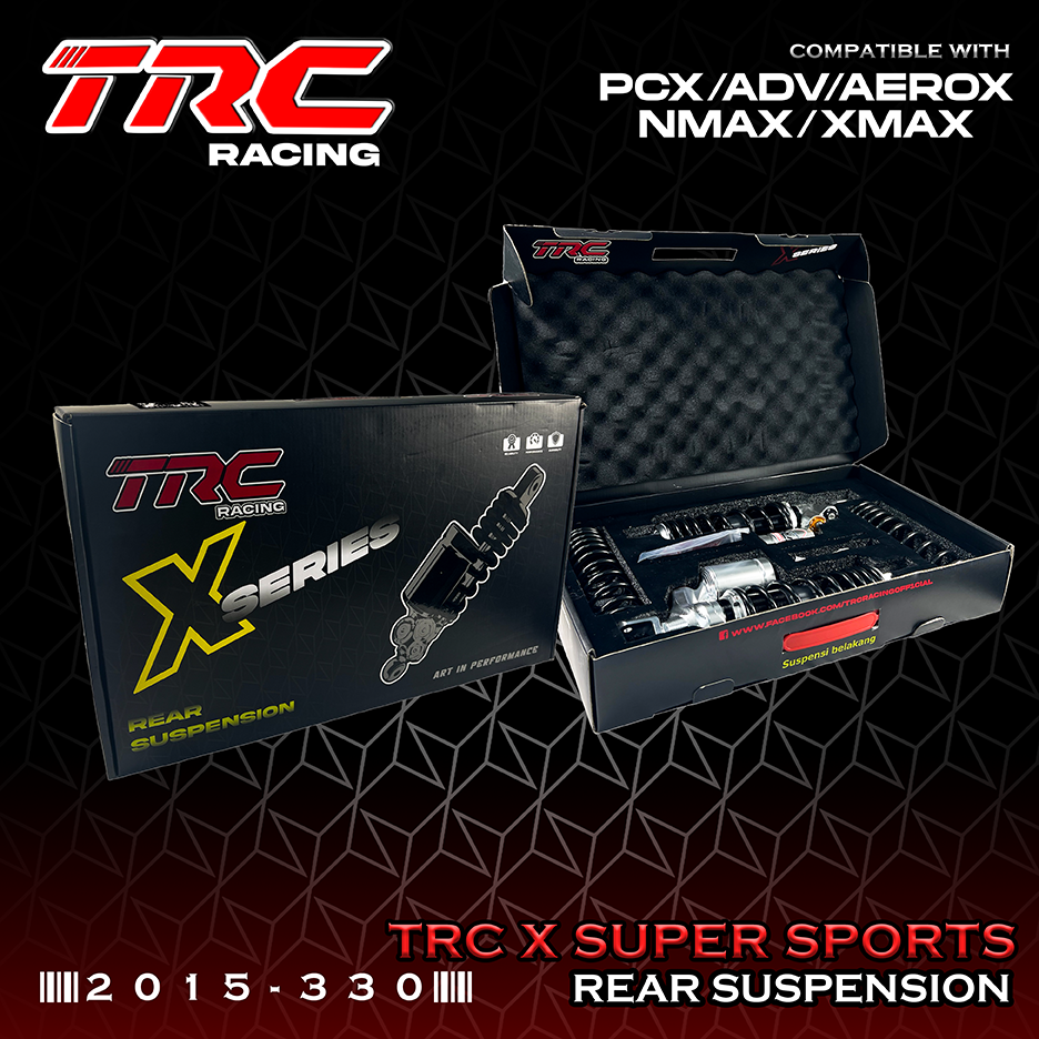 TRC Racing PH X SUPER SPORTS 330mm PCX/XMAX/NMAX Shock Absorber ...