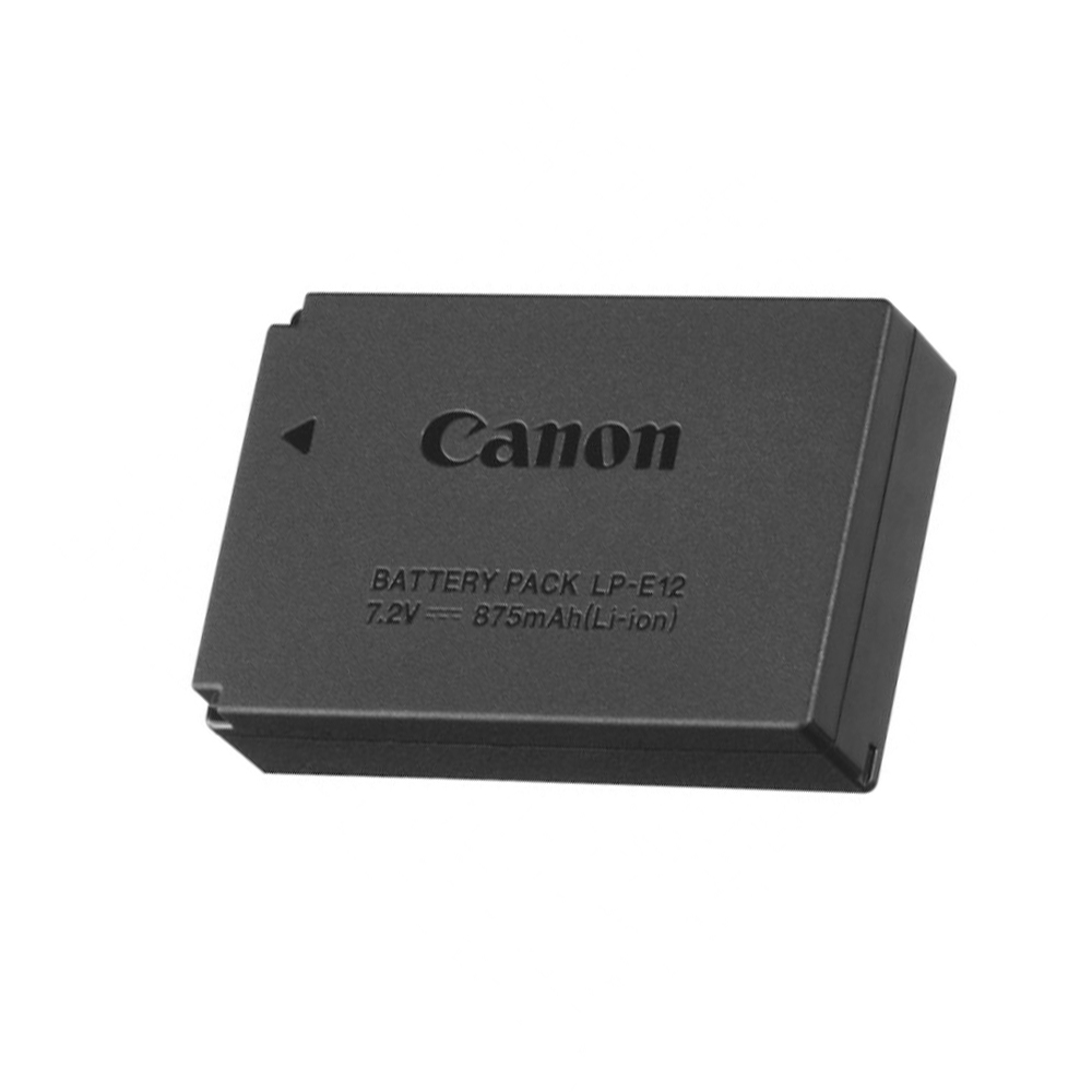 Canon LP-E12 Rechargeable Battery Lithium-Ion 7.2V 875mAh for Selected EOS & PowerShot Camera ...