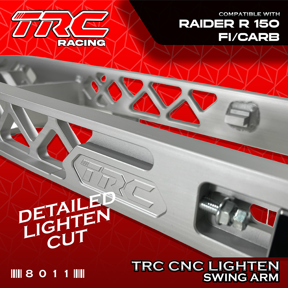 TRC Racing Raider R 150 Carb Fi Full CNC Malaysian Concept Swing Arm ...