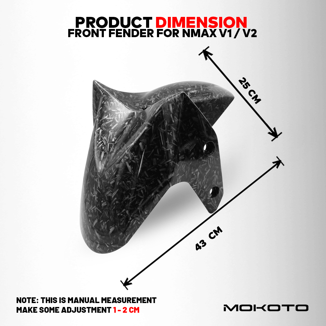 NMAX V1 / V2 FRONT FENDER FOR YAMAHA NMAX V1 & V2 SPEEDMOTO MADE IN ...