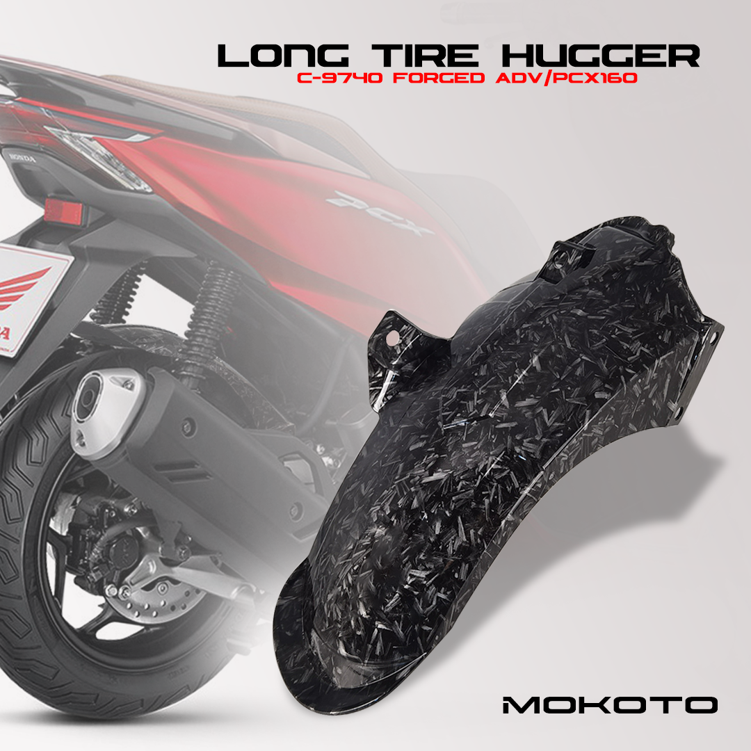 MOKOTO TIRE HUGGER LONG REAR FENDER MUD GUARD FOR ADV 160 PCX 160 ...