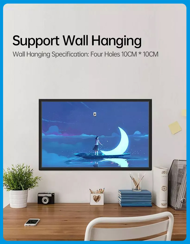 ICON Monitor 19/22/24 Inch LED Rimless HDMI VGA Brand New Computer sets ...