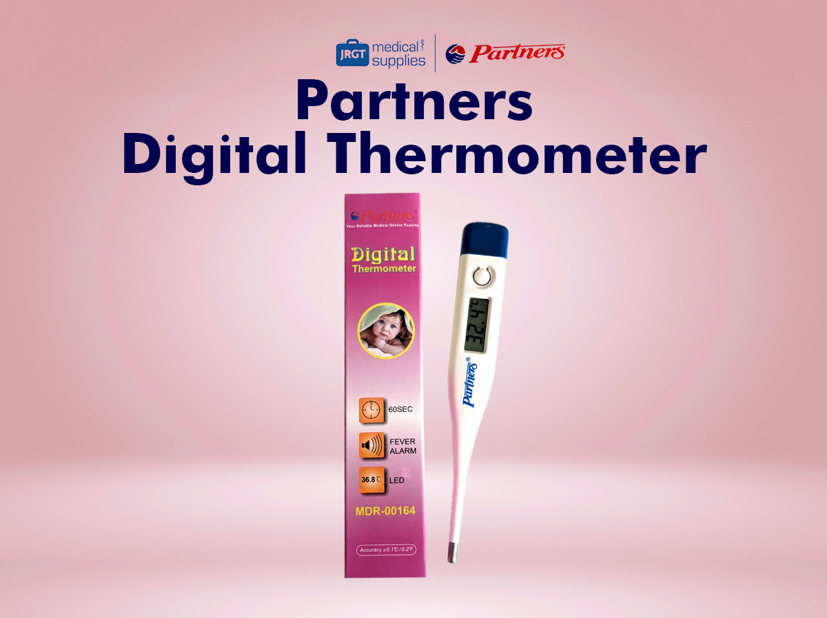 Partners Digital Thermometer | Quick & Accurate Readings | Fever Alarm ...