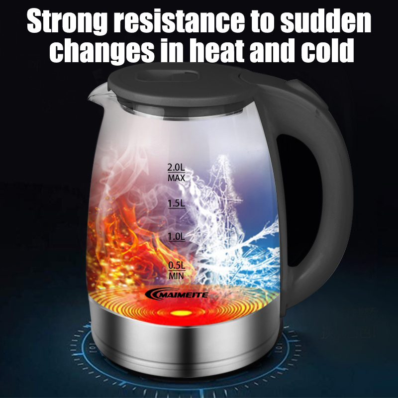 Maimeite Electric Kettle 2200w 2l Home High Power Fast Heating water ...