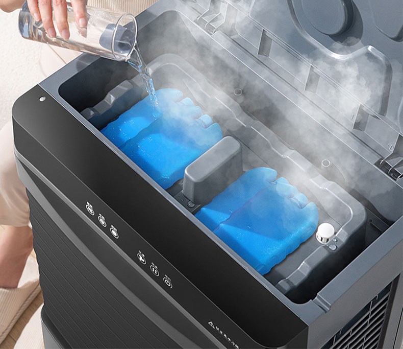 Tixx Air Cooler Fan 80W Portable Aircon Mobile Humidifier Spray Fan ...