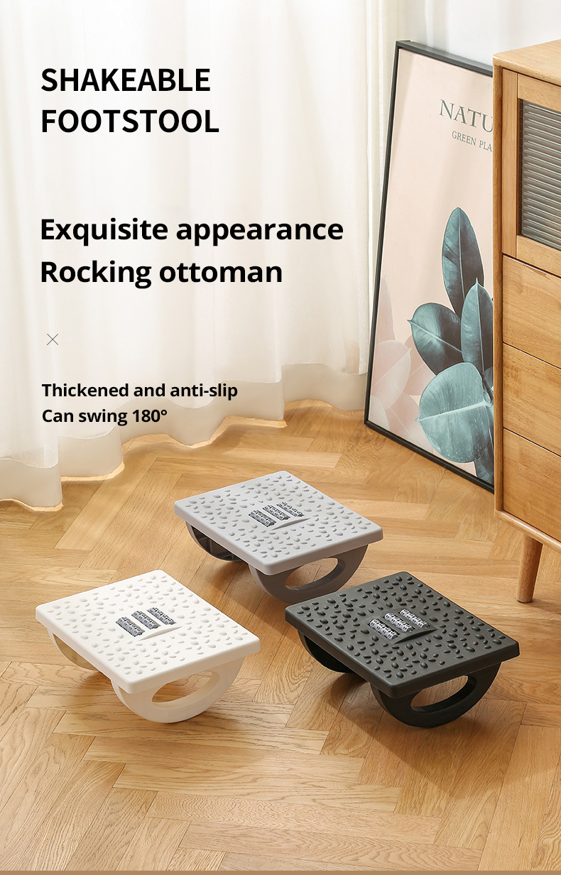 Under Desk Footrest，Foot Stool for Desk Ergonomic Rest with Massage ...