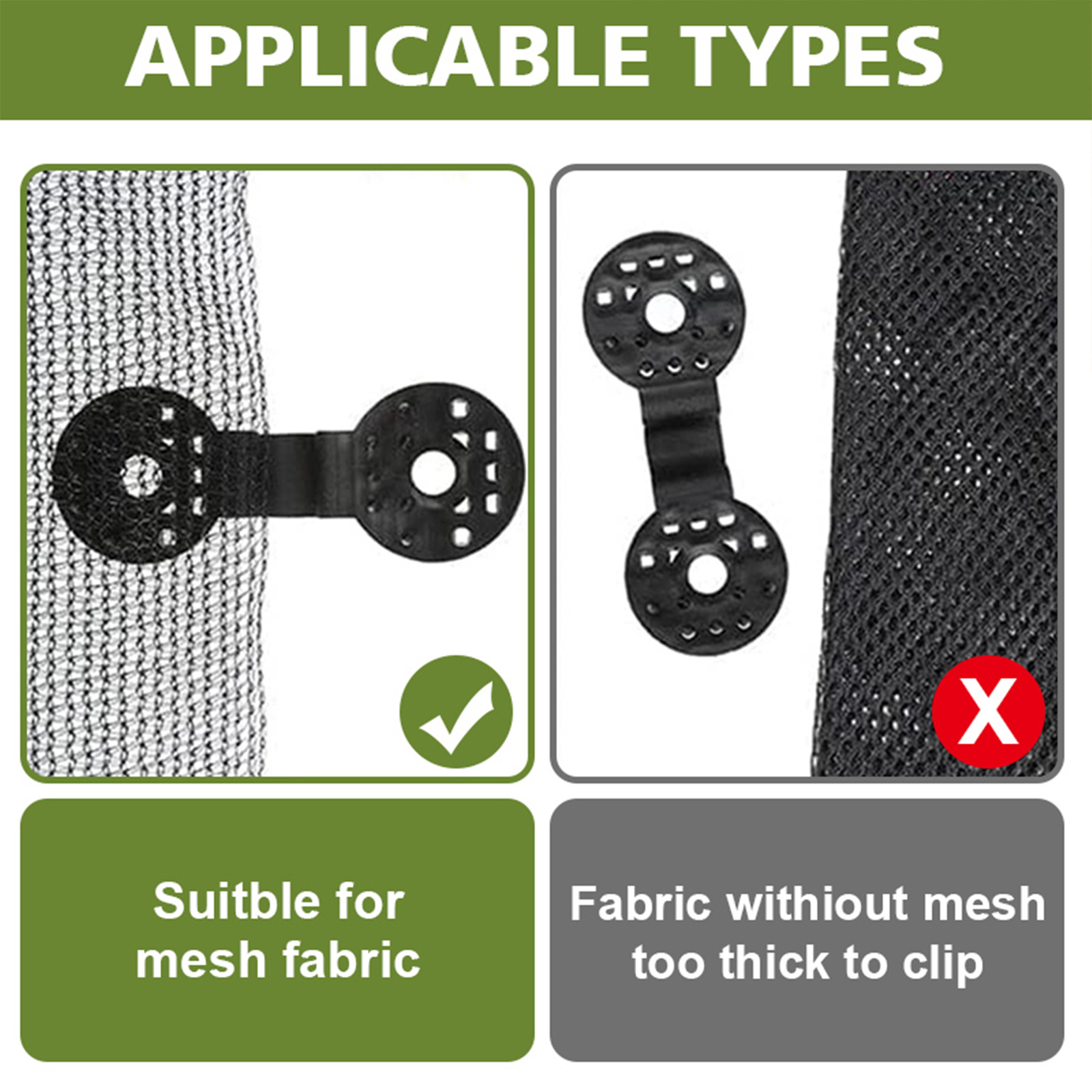 50pcs Sun Shade Net Clip/Sunshade Net Fixing Clips/Greenhouse Shade ...