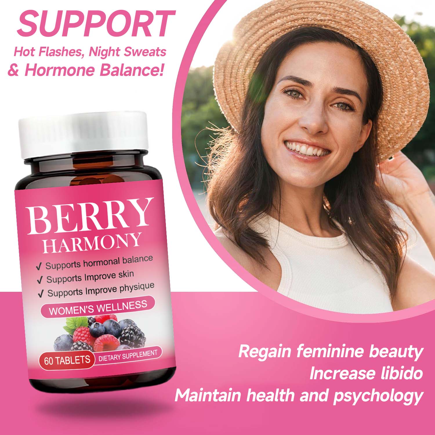 Mama Beauty Berry Harmony for Hormonal Balance Tablets Improved ...
