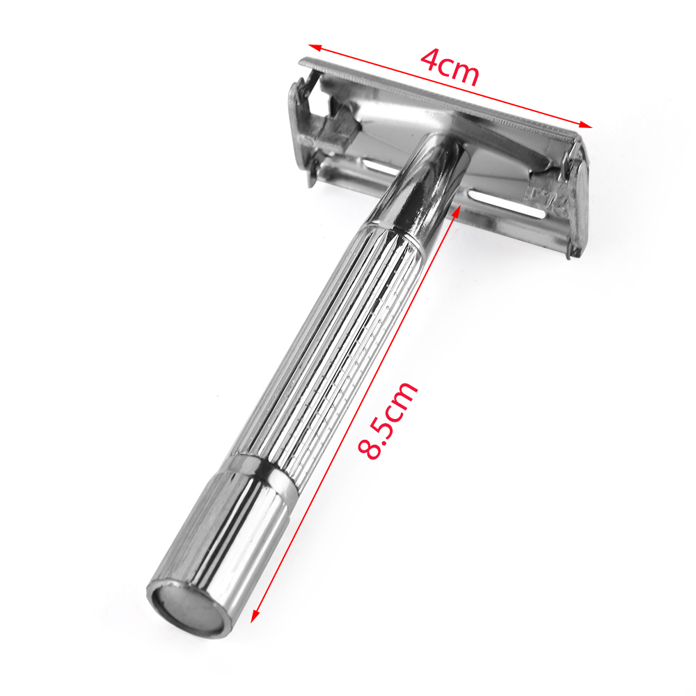 Manual Shaver For Men, Classic Stainless Steel Safety Razor Shaver With ...