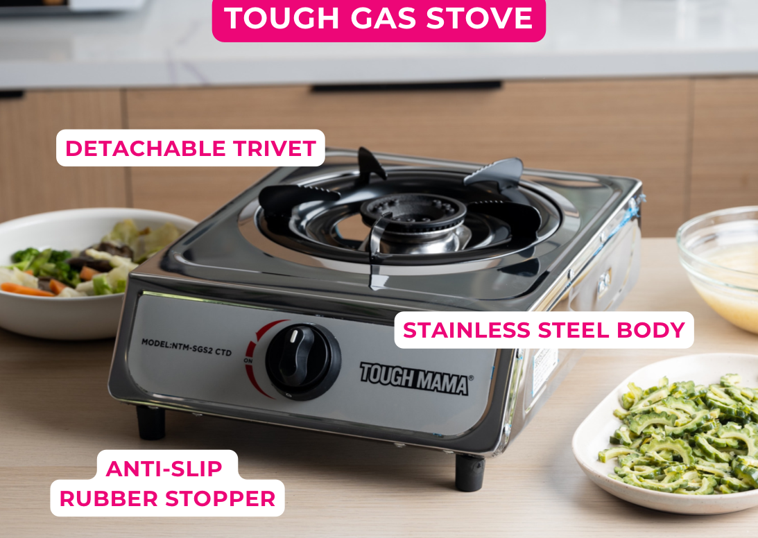 Tough Mama NTM-SGS2 CTD Single Burner Gas Stove Stainless Steel Body ...