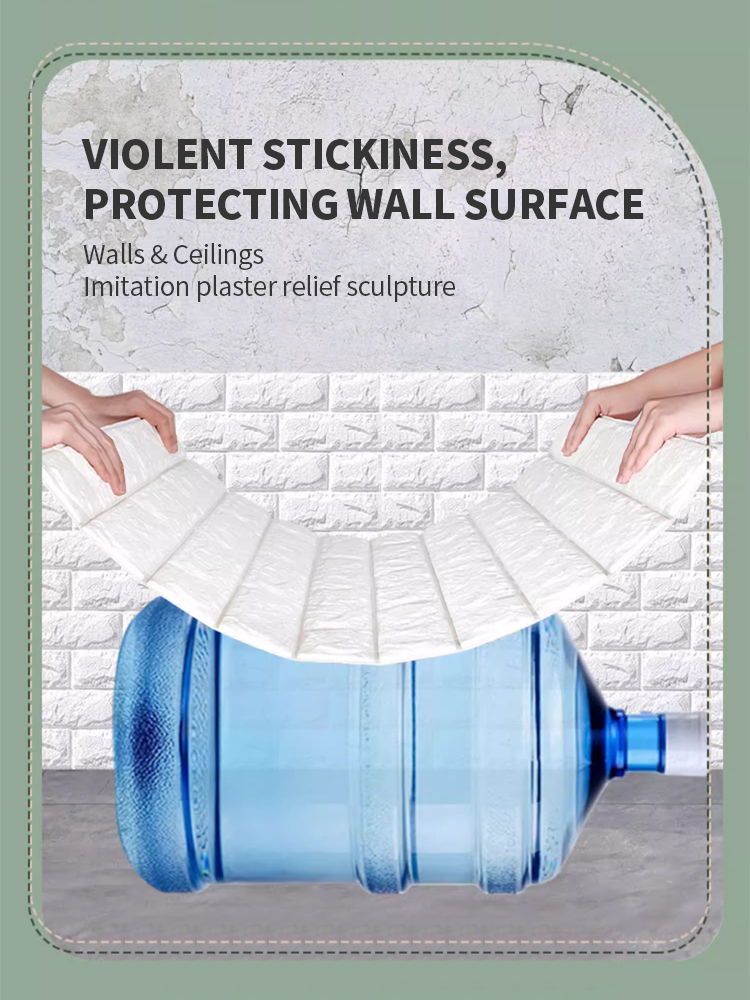 3D Self-adhesive Waterproof Moisture-proof Wallpaper for Background ...