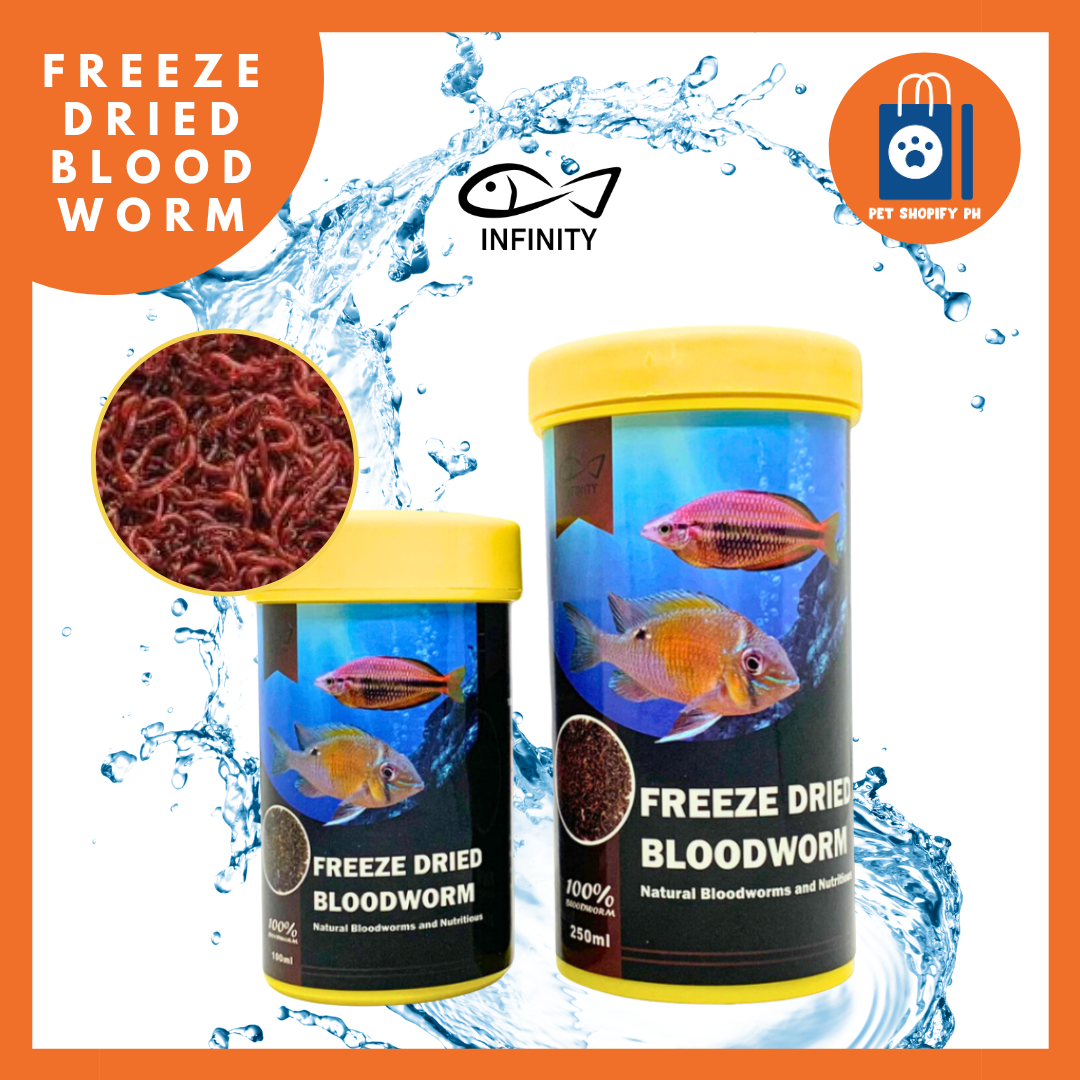 INFINITY FREEZE DRIED BLOOD WORM/NUTRITIOUS FISH FOOD/FISH GROWTH ...