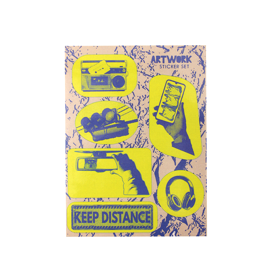 ARTWORK Keep Distance (Sticker Sheet) | Shopee Philippines