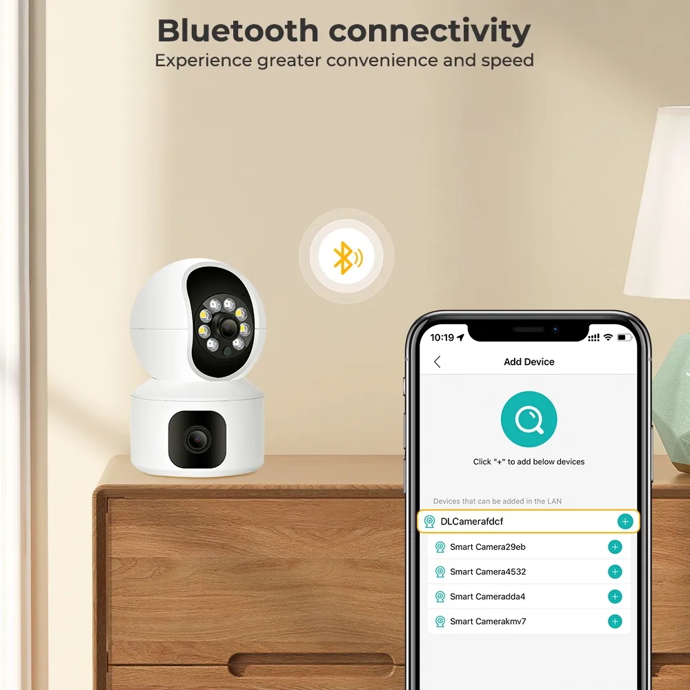 ICSEE XM R11 CCTV Camera 1080P HD Wifi Dual Lens Connect To Cellphon ...