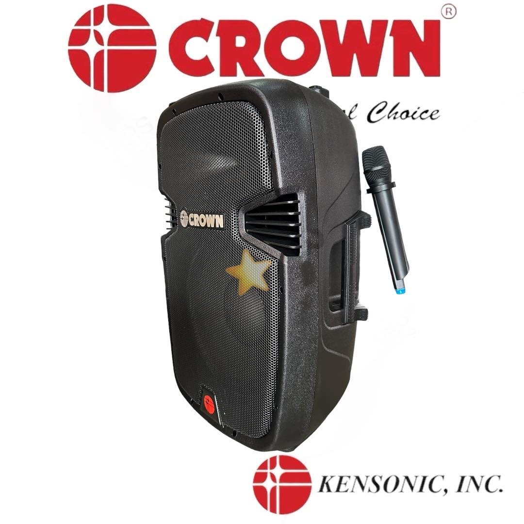 Original CROWN PRO-2008R Portable Trolly Speaker 250watts RMS 12"WOOFER ...