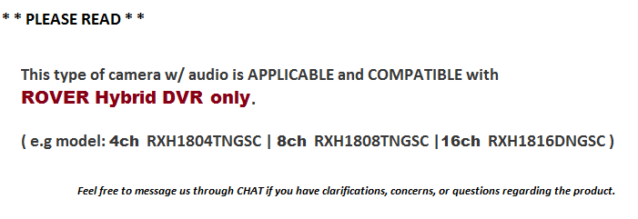 Rover Systems 2MP 1080P Dome Indoor XVI DUAL LIGHT CCTV Camera with ...