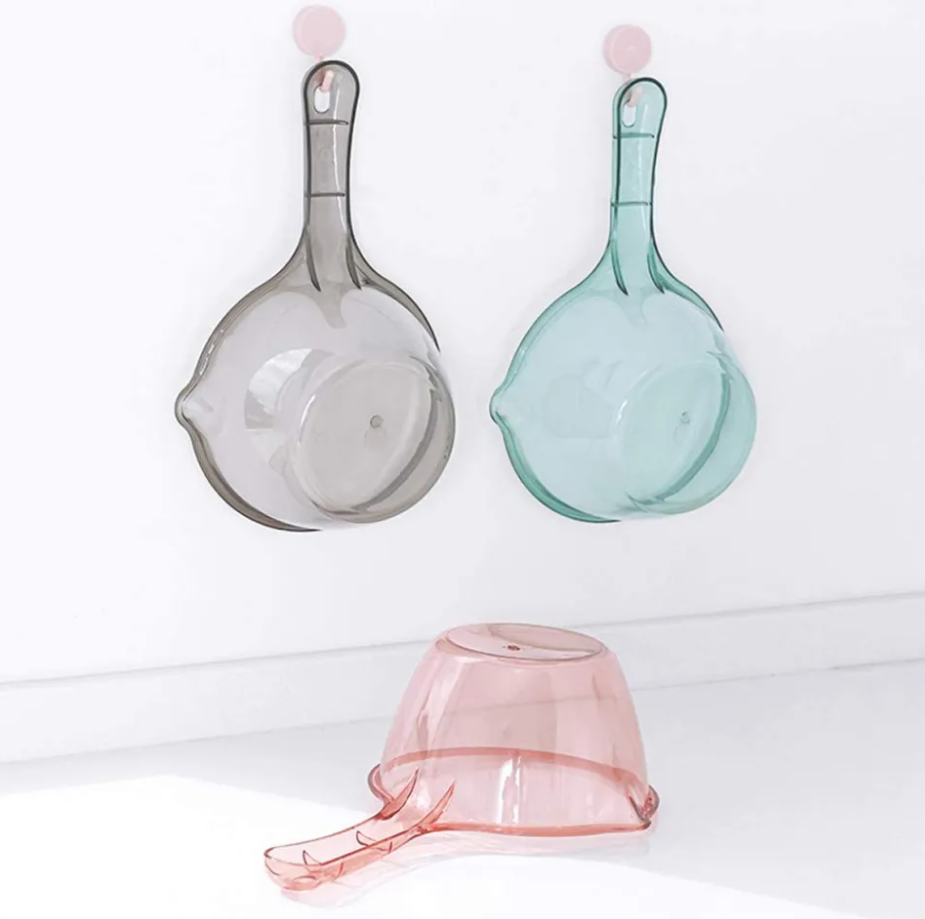 Water Dipper Clear Tabo Aesthetic Transparent Scooper Bathroom Toilet ...