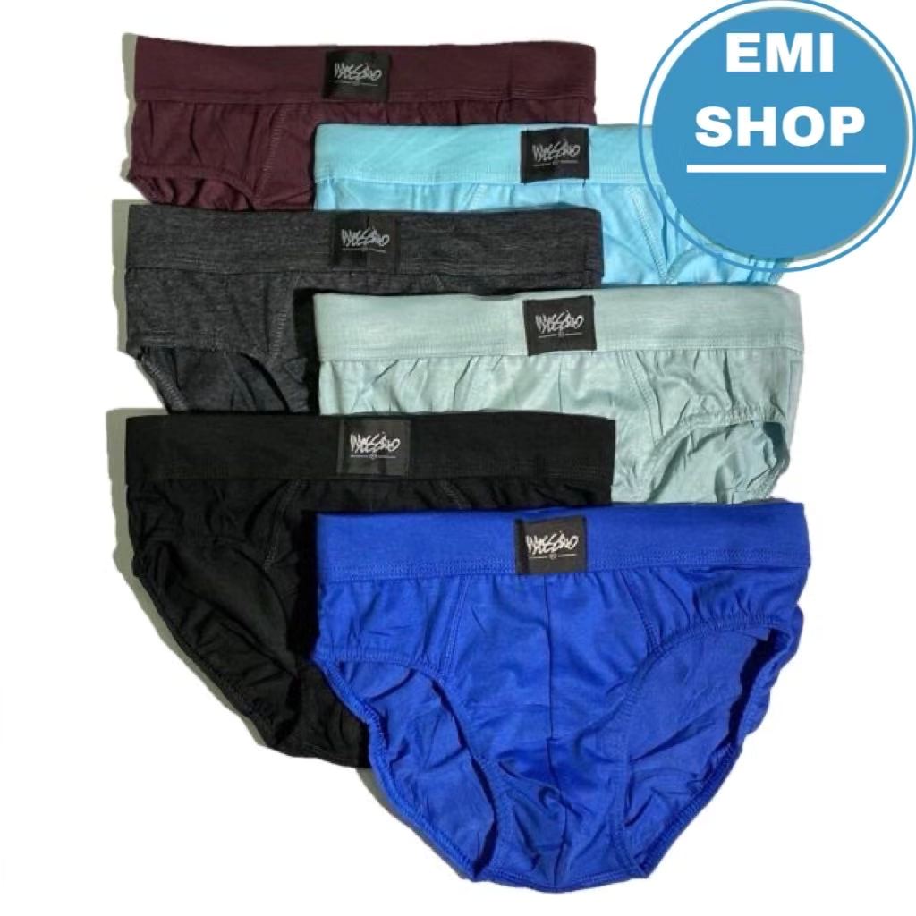 EMI COD Bench body brief 6Pieces Men's High Quality Cotton Brief Class ...