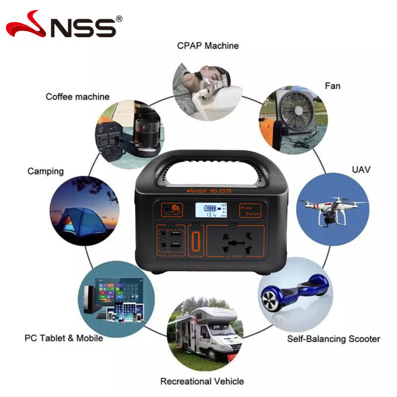 NSS Portable Power Station220V/150W Pure Sine Wave AC Outlet Solar ...