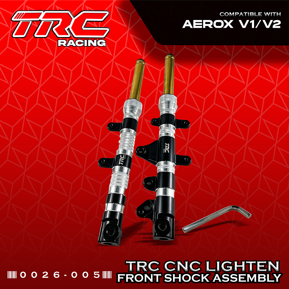 TRC RACING AEROX V1/V2 LIGHTEN FRONT SHOCK ASSEMBLY 0026-005 | Shopee Philippines