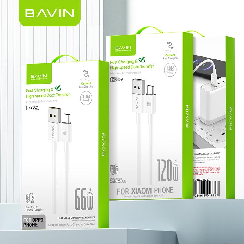 BAVIN CB356 66W Fast Charging Data Cable Support Data Transfer ...