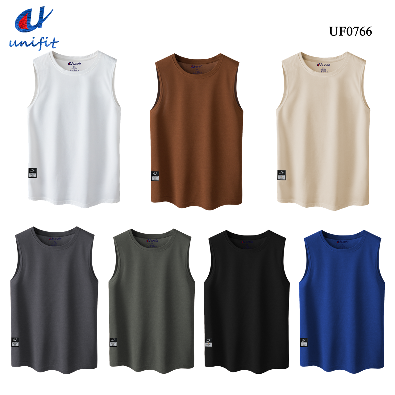 UNIFIT Waffle Sando Tank Top Clothes Menswear Comfortable Workout ...