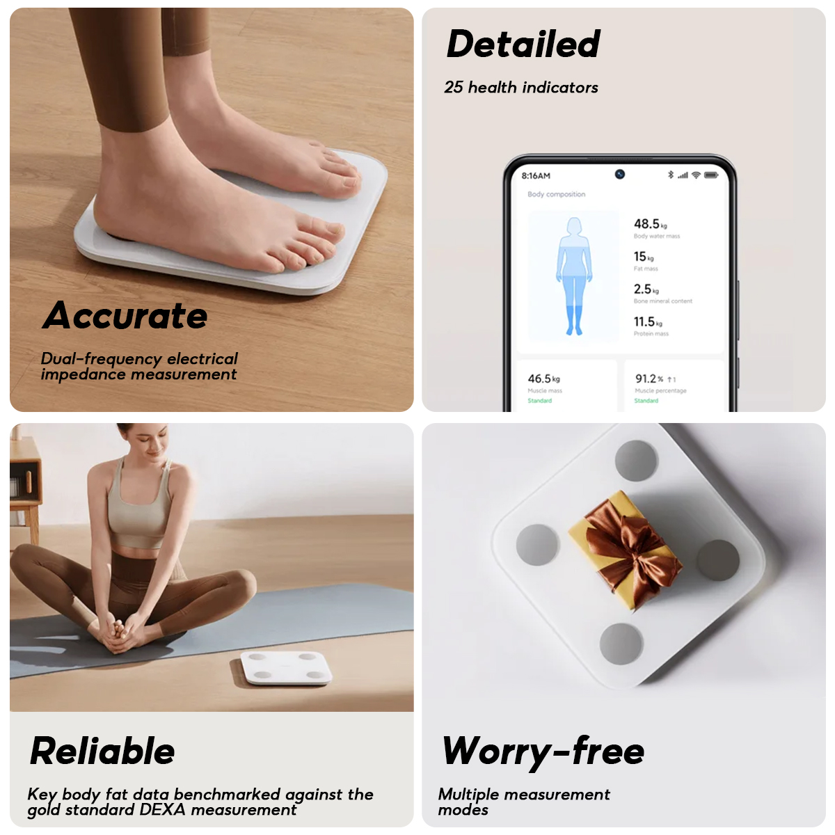 Xiaomi Body Composition Scale S400 EU Smart Scale Intelligent App Body ...