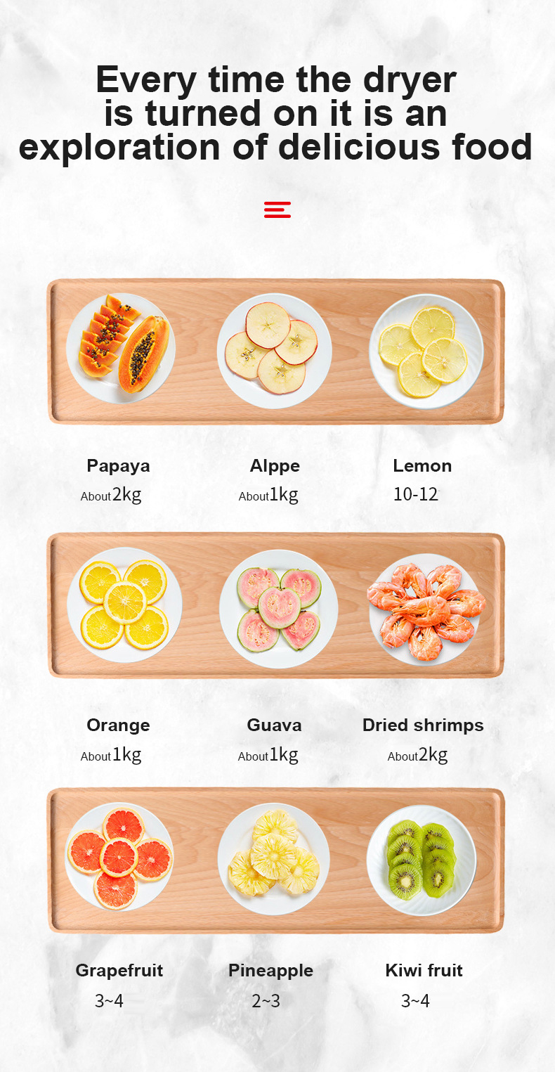 BOBI Large 6/12/16/18-layer Food Dehydrator Fruit/Vegetable/Herbs ...