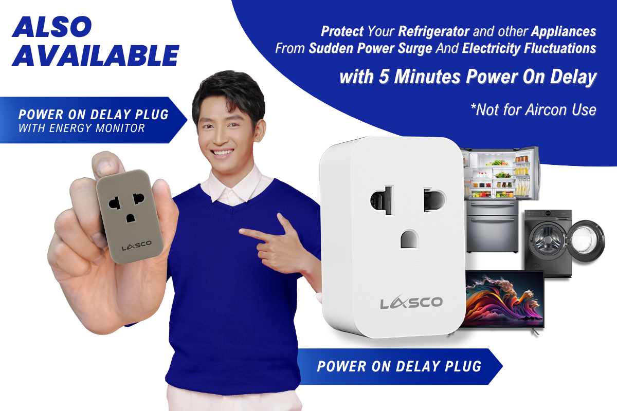 Lasco Wi-Fi Power on Delay Single Aircon Plug Smart Socket Wireless ...