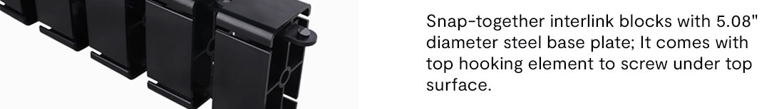 FlexiSpot CMP017 Cable Management Spine 47" Desk Cord Organizer Vertebrae Keep Cords Safer ...