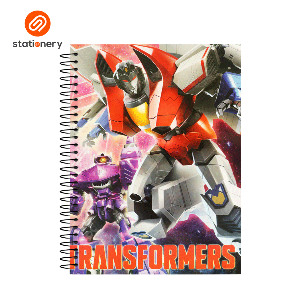 Transformers Spiral Notebook 80lvs Pack of 7 | Shopee Philippines