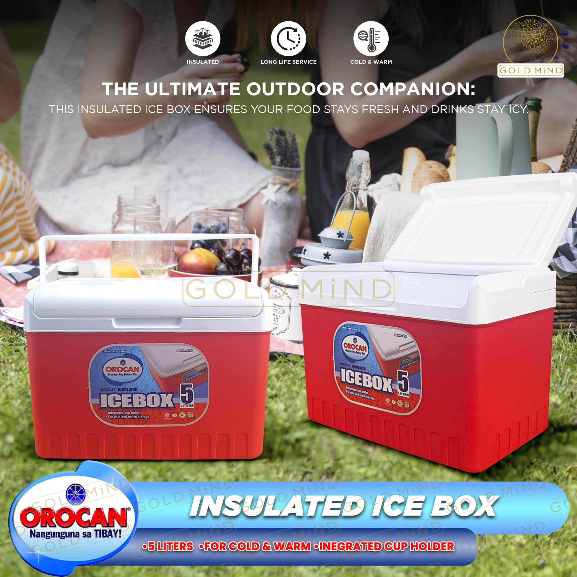 Orocan Icebox 8 & 5 Liters Insulated Ice Box | Shopee Philippines