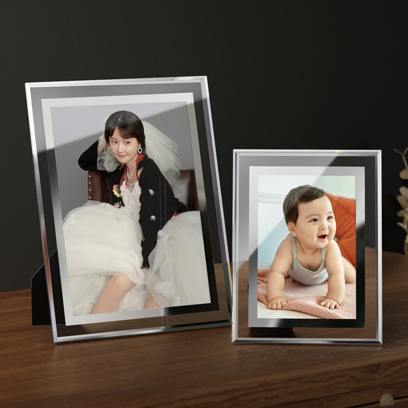 Glass Frame Simple Style Personalized Desktop Wall Decoration Photo ...