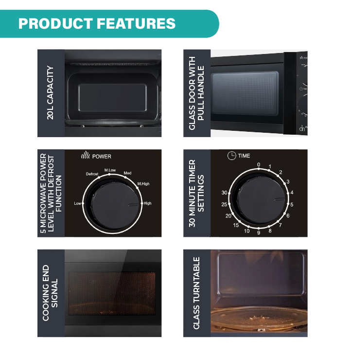 American Heritage 20L Microwave Oven AHMO-6315 | Shopee Philippines