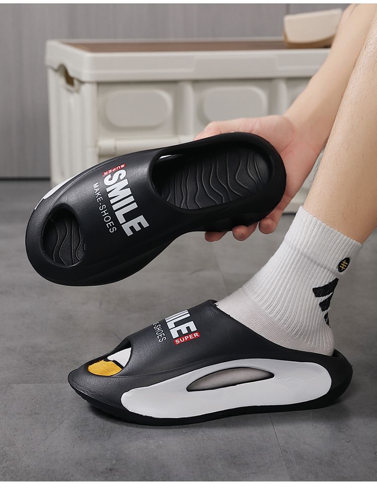 Men's fashion sports sandal Anti-slip and anti-friction thick sockliner ...