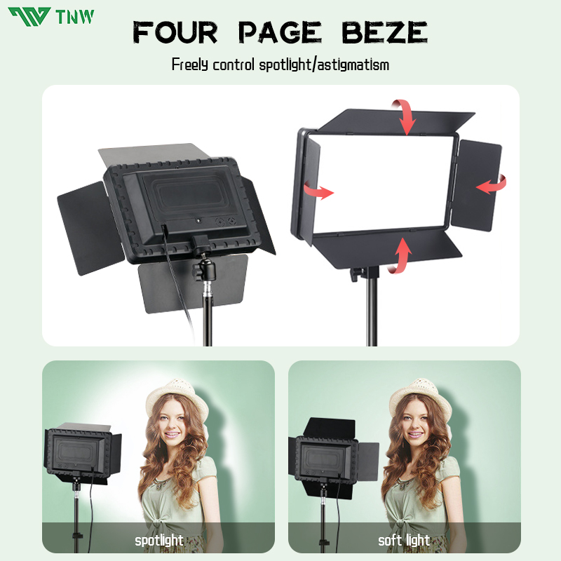 TNW 11 inch Covered LED Fill Light Tripod Photography Panel Lamp For ...