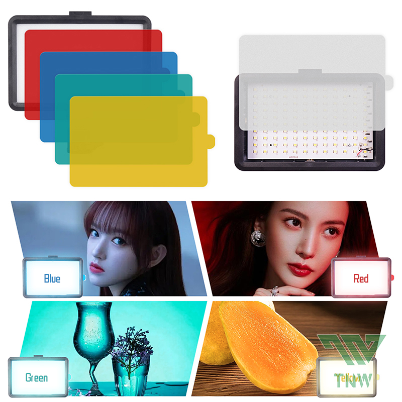 TNW 6/8inch LED Video Light Panel Fill Light With Tripod Photography ...
