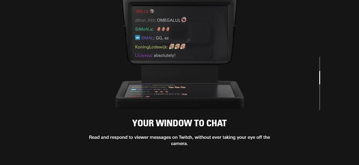 Elgato Prompter, All-in-One Creator's Teleprompter with Built-in Screen ...